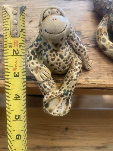 Vintage Wild Earth Pottery Frogs, Sold together | eBay