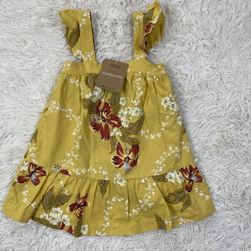 NWT Patagonia Dress Baby 18M Surfboard Yellow Pataloha Aloha Organic ...