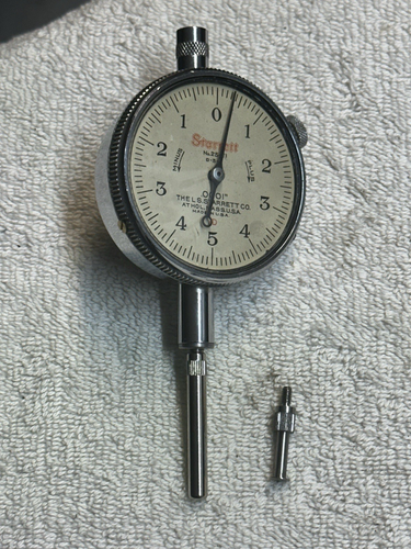 Starrett Indicator 25TI, .0001" graduation, with extra tip, Very Good ...
