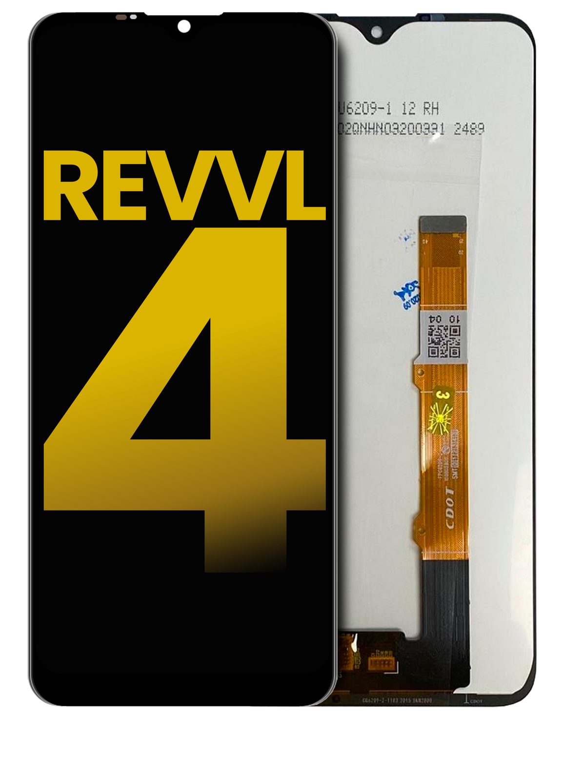 LCD Assembly Without Frame Compatible For T-Mobile Revvl 4 5007 2020 ...