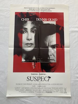 Suspect, 1987 Vintage original one sheet movie poster, Thriller/Drama | eBay