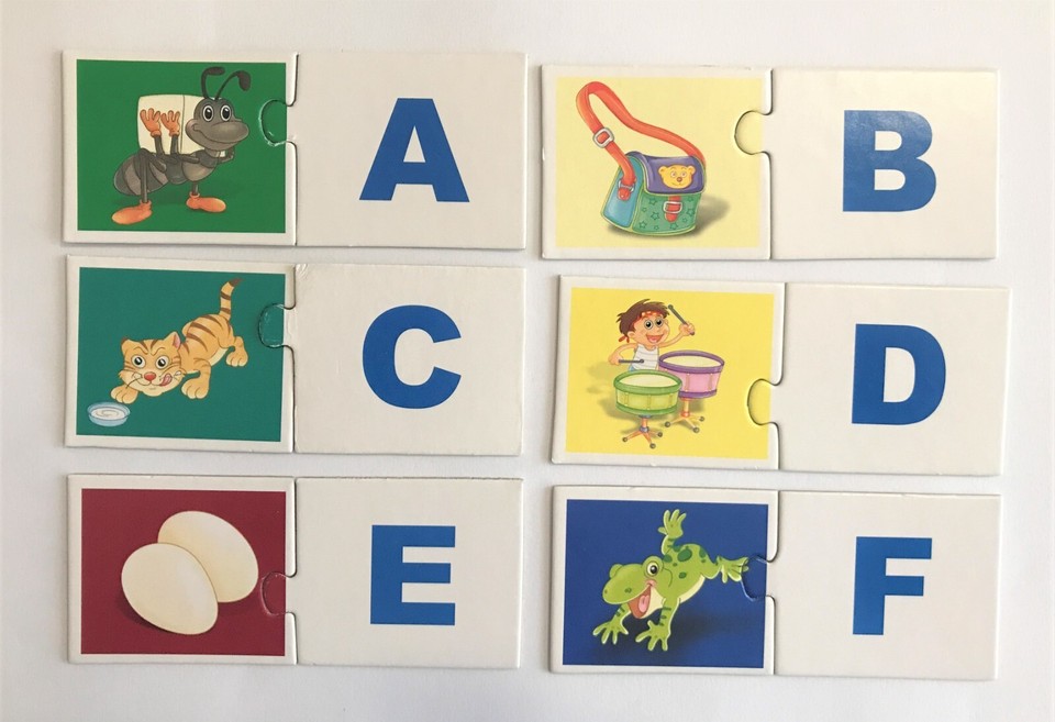 Sterling ABC Capital Letters 26 x 2 Piece Alphabet Puzzles Age 3 ...