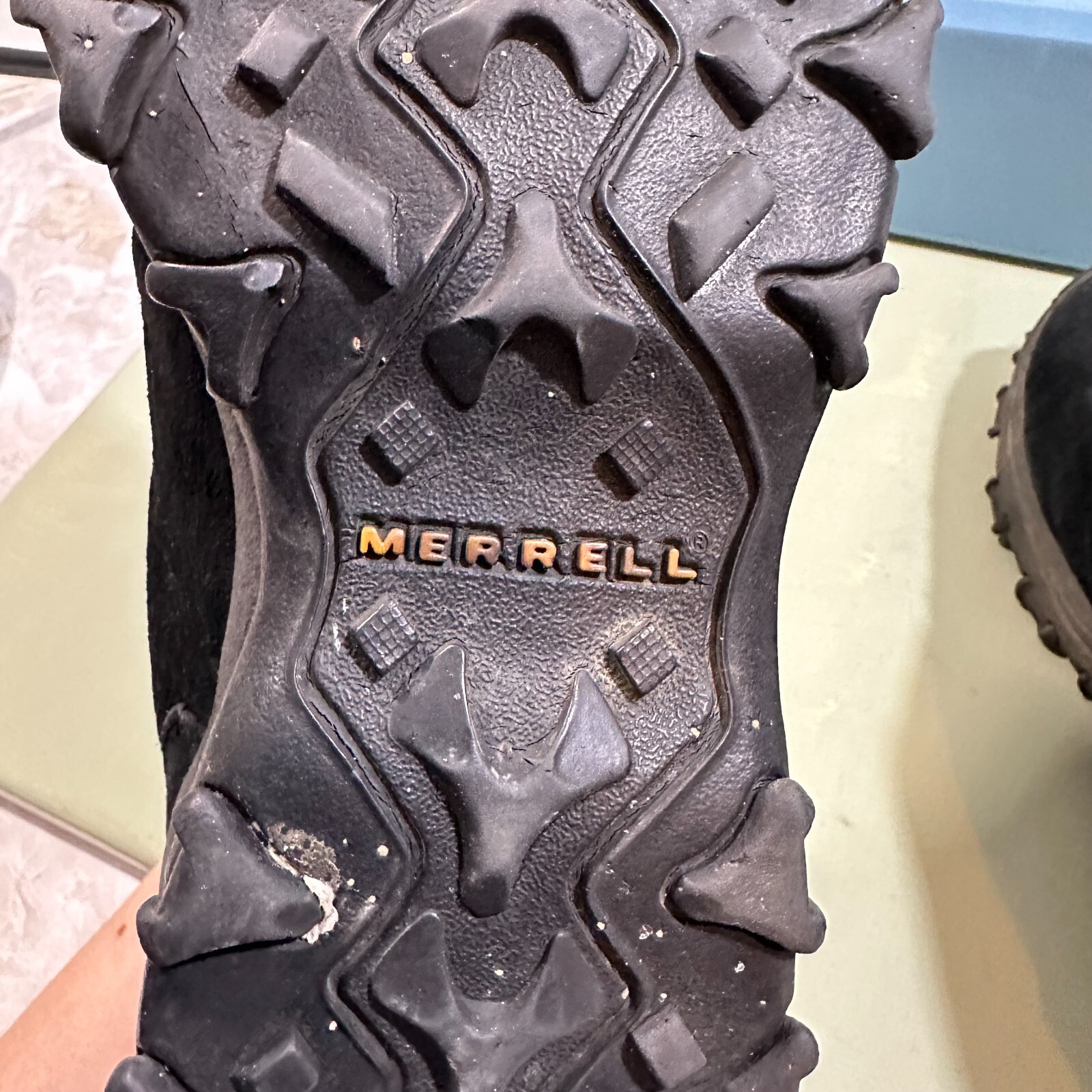 Merrell Winter Moc Black Suede Leather Slip On Shoes … - Gem