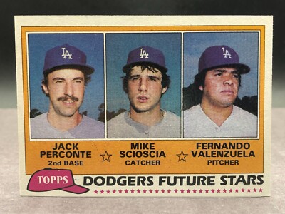 1981 Topps FERNANDO VALENZUELA Rookie Card RC No 302 NM Dodgers Future ...