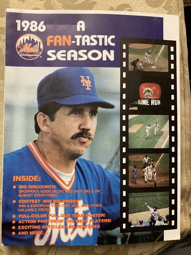 NÉW YORK METS “1986 A FAN-TASTIC SEASON MAGAZINE” | eBay