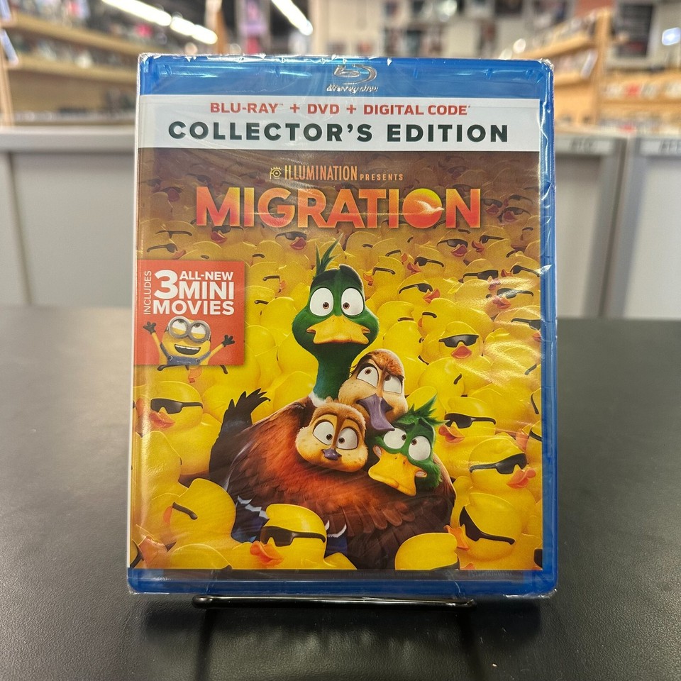 MIGRATION Blu-ray + DVD + 3 New Minion Mini Movies - New Sealed | eBay