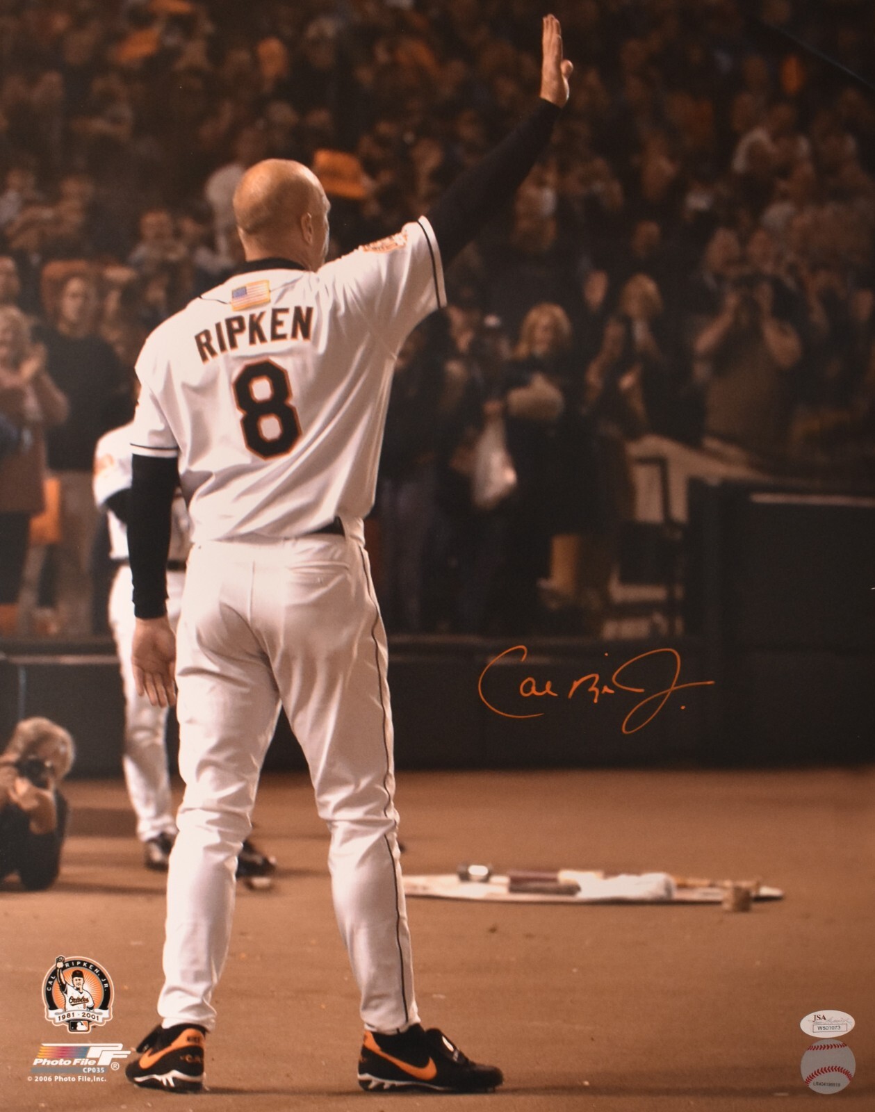 Cal Ripken Jr. Autographed Memorabilia | Signed Photo, Jersey ...