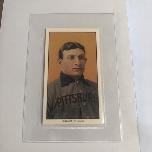 Official 1995 Honus Wagner 1909-11 T206 Piedmont Cigarette Reprint Card ...