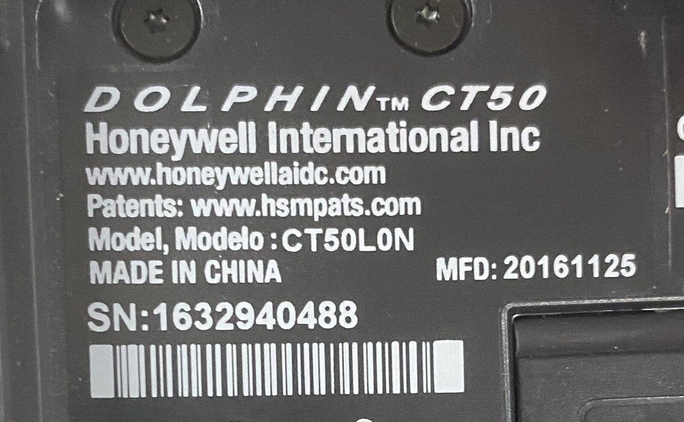 Honeywell Dolphin CT50 4.7" HD LCD 16GB Bluetooth Mobile Computer ...