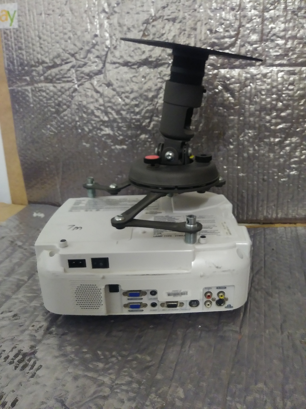 NEC VT580 Portable LCD Projector 2000 57% lamp hr left. W/ VGA & Power ...