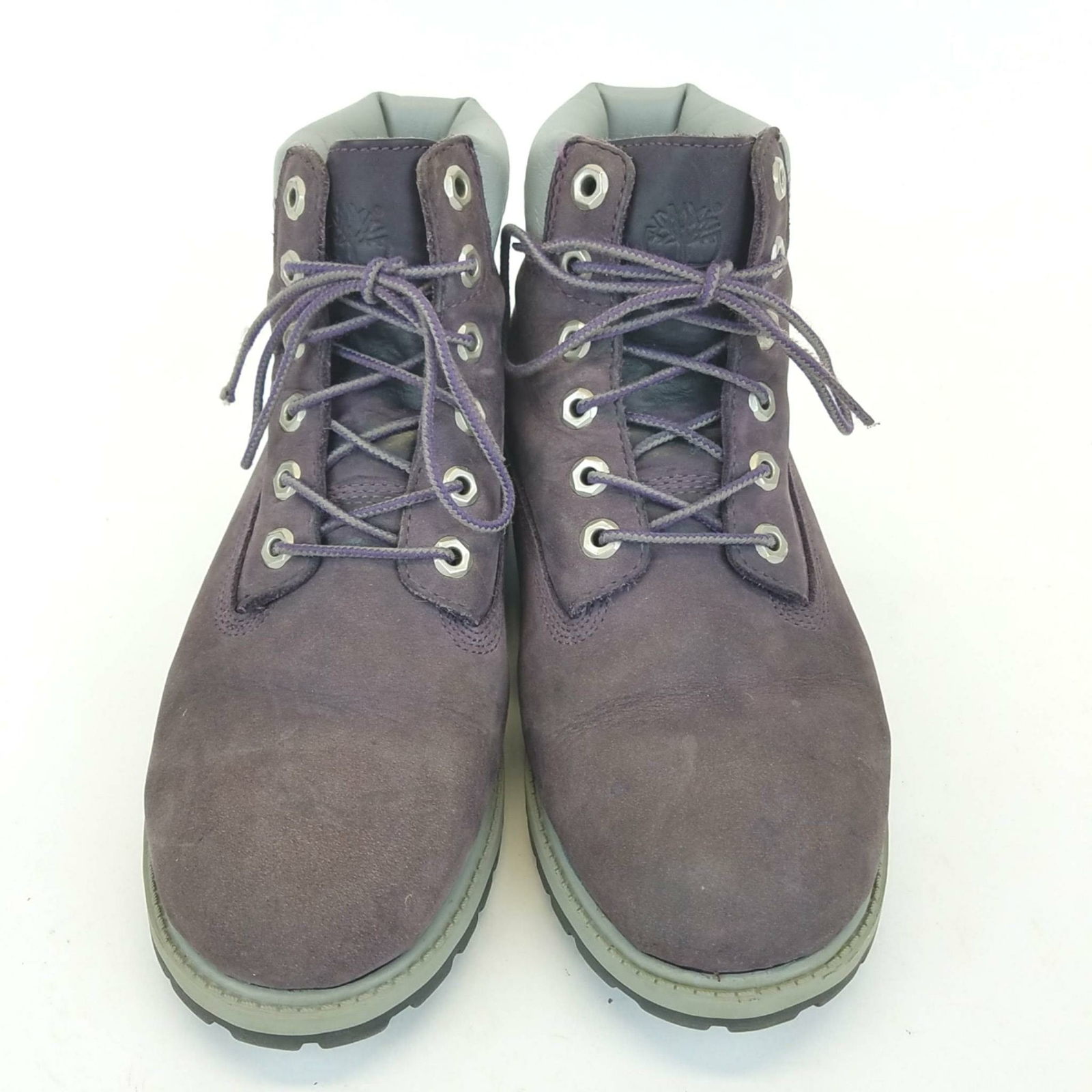 Timberland Waterproof Ankle Boots Girls 5 Purple Lavender Nubuck ...