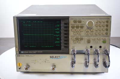 AGILENT (HP) 8753A 3 GHz NETWORK ANALYZER WITH 85046 S-PARAMETER TEST ...
