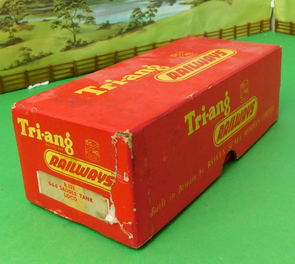 Triang R153 0-6-0 Saddle Tank Loco 748 BR Black Boxed OO(f) | eBay UK
