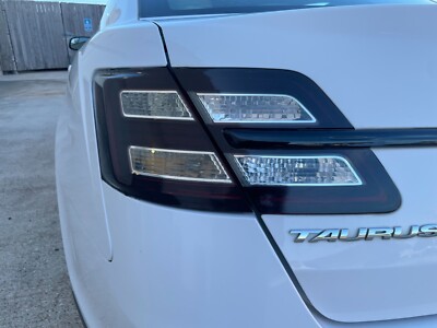 FOR 2013-2019 Ford Taurus Tail Light Cutout & Reflector SMOKE Precut ...