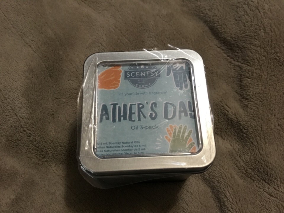 Scentsy scent Father’s Day oil 3 pack in tin New | eBay