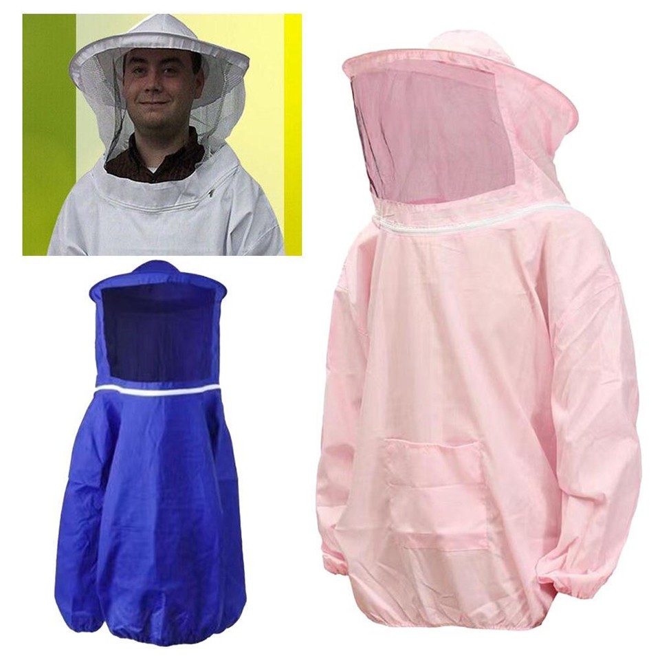Bees Proof Clothing Protective Beekeeping Half Body Anti-bee Bite Hooded Y9A6 | eBay UK