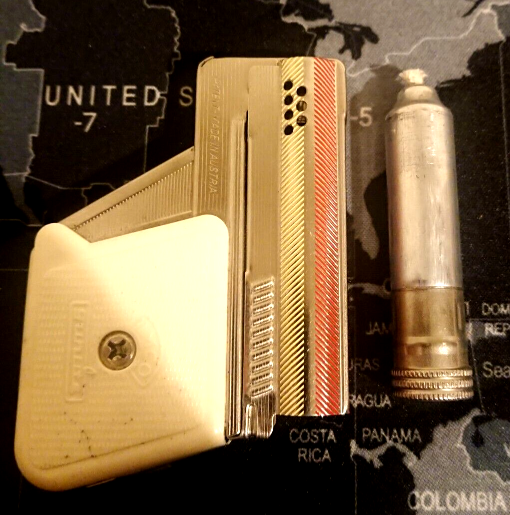 Rare Vintage Austrian petrol cigarette lighter IMCO 6900 gun lite ...