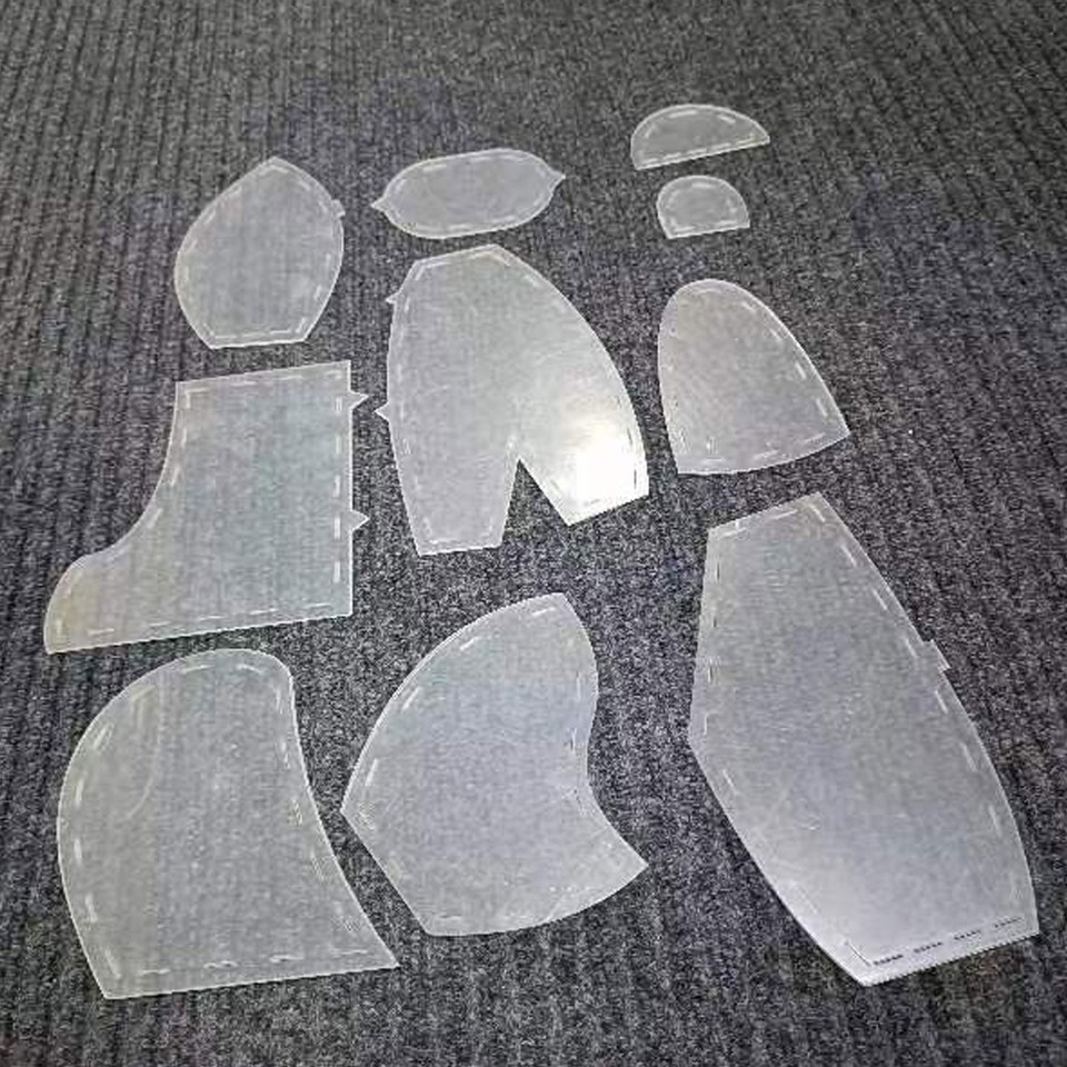 10 PCS Memory Bear Template Ruler Set Memory Bear Sewing Patterns ...