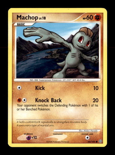 Machop 64/100 - Stormfront - Pokemon Trading Card Game | eBay Australia