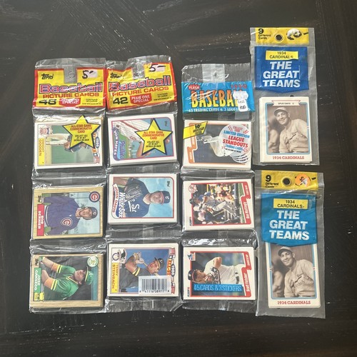 Baseball Card Variety Lot 3 RAK Paks &2 Great Team Sets All New Sealed ...