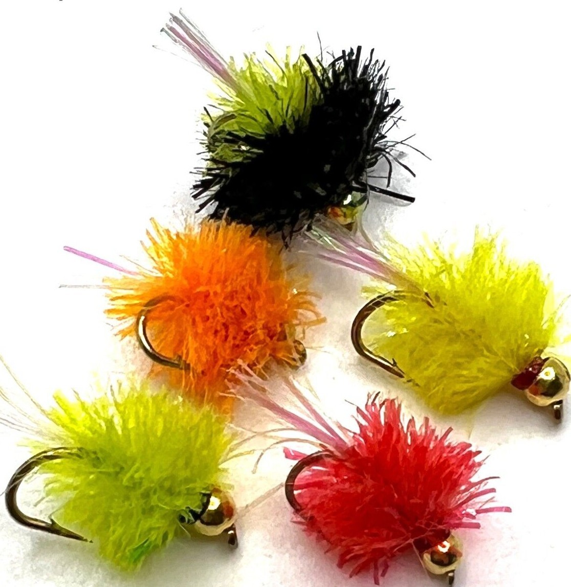 6, 8 or 12 Trout fly fishing BLOBS flies BARBED OR BARBLESS G. HEAD 10 ...