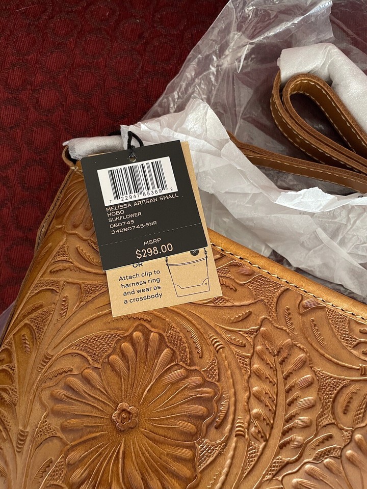 Frye Melissa Artisan Small Hobo Bag Sunflower | eBay