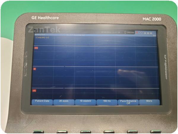 GE MAC 2000 12 Lead Resting EKG ECG System | eBay