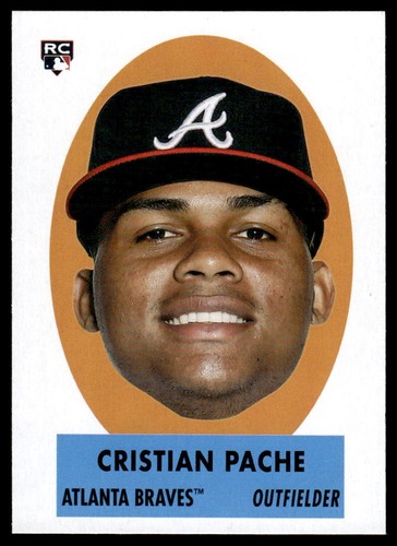 2021 Topps Archives #69PO-12 Cristian Pache Peel-Offs Atlanta Braves | eBay