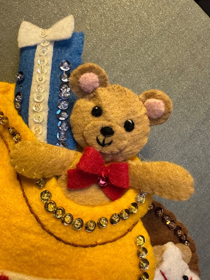 NEW Handmade 18" Bucilla Fireplace Folly Finished Stocking | eBay