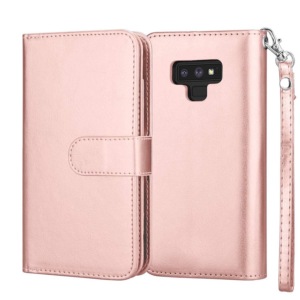 For Samsung Galaxy Note 9/ 8/10 Plus/S7/S8/S9/S10 Plus Leather Wallet ...