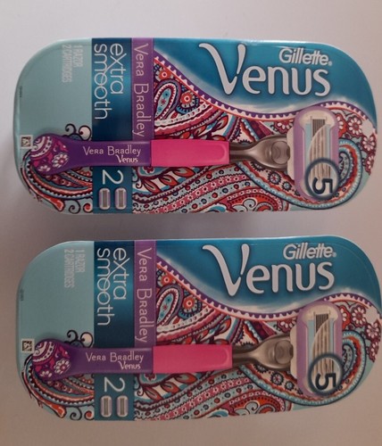 2 New Packets Gillette Venus Vera Bradley Extra Smooth | eBay Australia