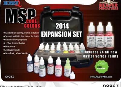 Reaper: Reaper Paint Sets: Master Series Core Colors 2014 Expansion Set ...