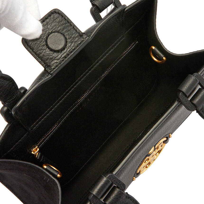 Tory Burch Miller Top Handle Satchel Leather Handbag Crossbody Bag ...