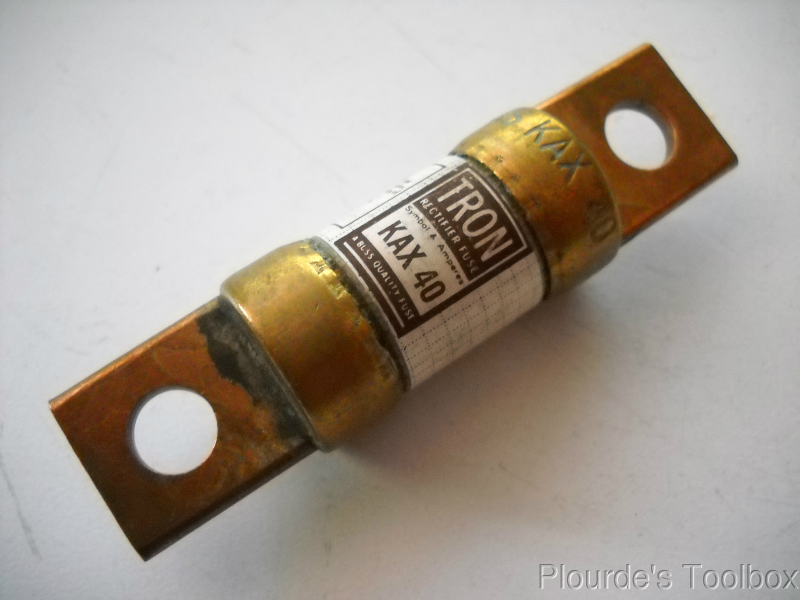 New Bussmann Tron Rectifier Fuse, 40 amp, 250V, KAX-40 | eBay