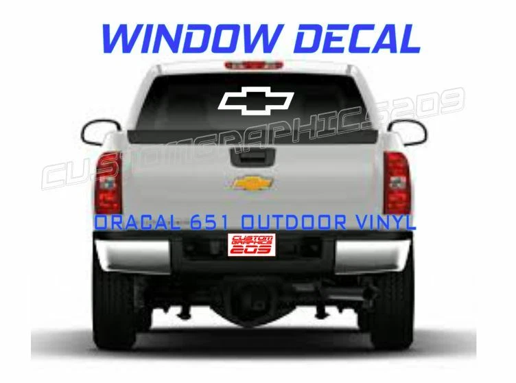 Chevy Truck Window Decals