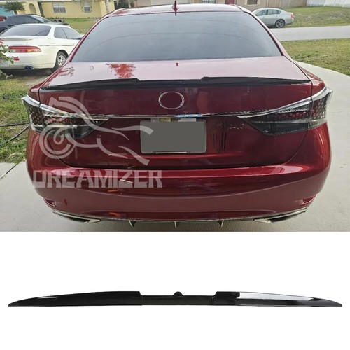 For Lexus GS350 GS300 GS400 GSF Gloss Rear Roof Trunk Spoiler Ducktail ...
