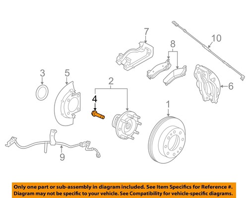 GM OEM 11-24 Sierra 2500 HD Brake Components-Wheel Stud 11603934 | eBay