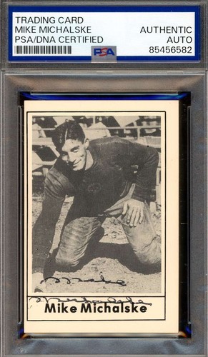 Mike Michalske PSA DNA Signed 1977 Touchdown Club Autograph | eBay