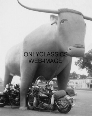 BABE BLUE OX HARLEY DAVIDSON MOTORCYCLE GARAGE PHOTO ROADSIDE BEMIDJI ...