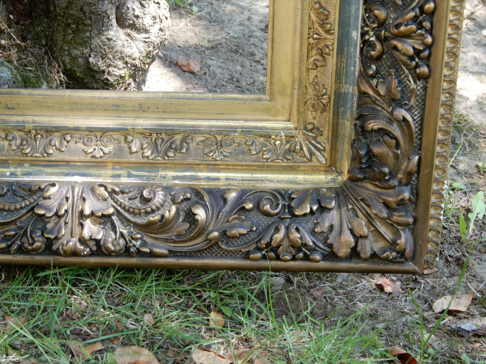 ANTIQUE LARGE VICTORIAN GILT PICTURE FRAME MUSEUM QUALITY 37X42 | eBay