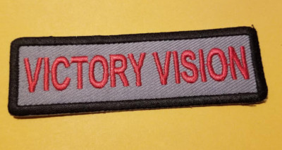 Victory Vision Motorcycles Worldwide Shipping Embroidered Patch 1.25 x ...