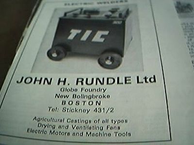 ephemera lincolnshire 1976 advert john h rundle ltd boston | eBay UK