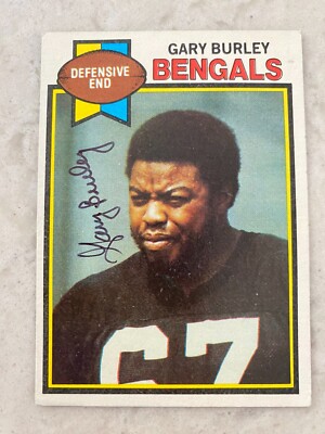 Gary Burley Signed CINCINNATI BENGALS Card 1979 Topps | eBay