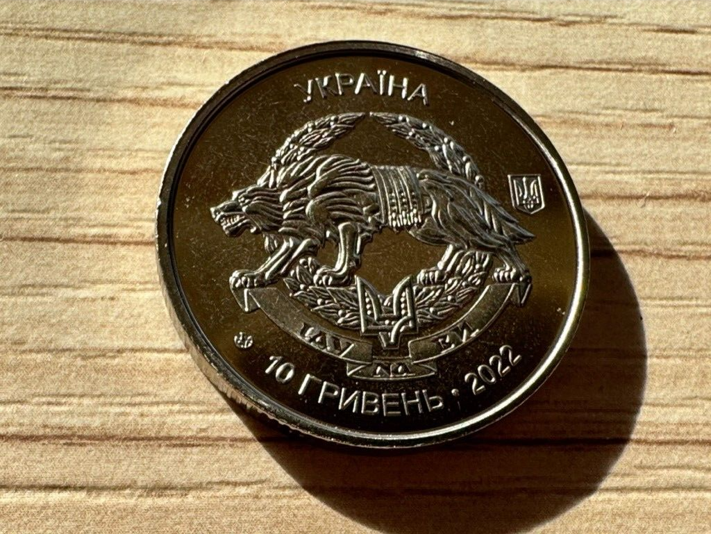Ukraine 10 griven special operations forces, army , zinc alloy 2022 | eBay