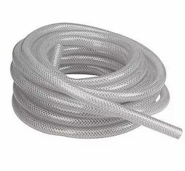 1 2 ID X 3 4 OD Braid Reinforced Clear Vinyl PVC Tubing 10 Long EBay