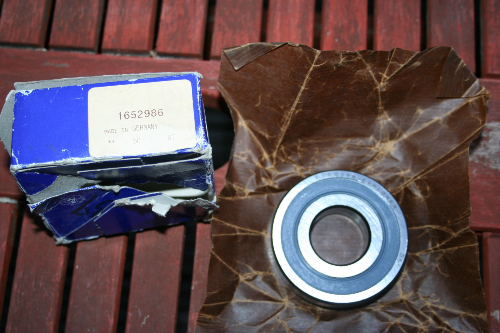 VOLVO GENUINE BALL BEARING PART NUMBER 1652986. FLYWHEEL BREARING, NEW ...