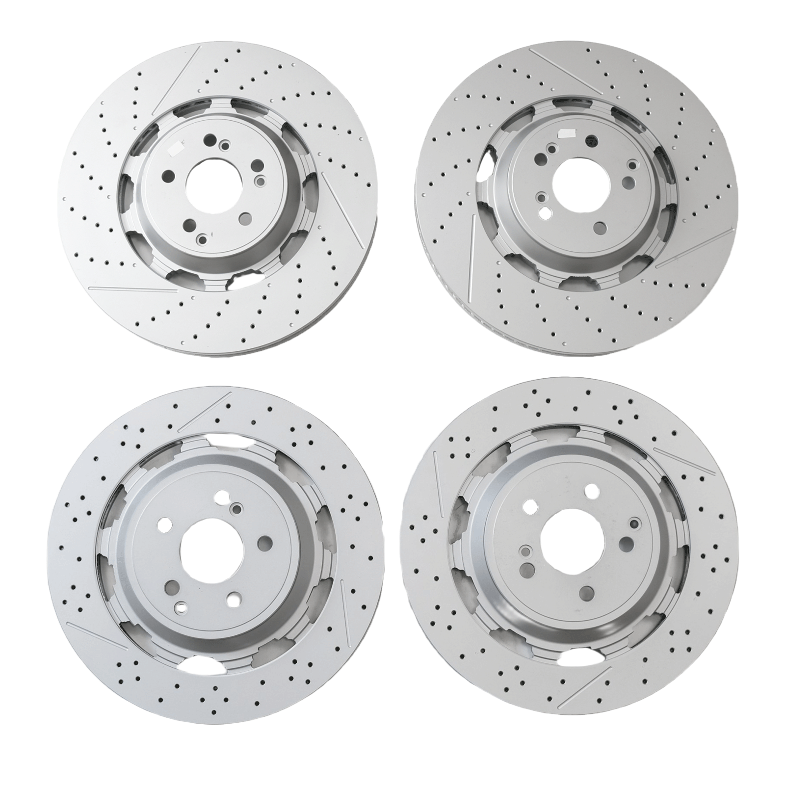 NEW Front Rear Brake Rotors FOR Mercedes W222 S63 S65 AMG S560 S450 ...