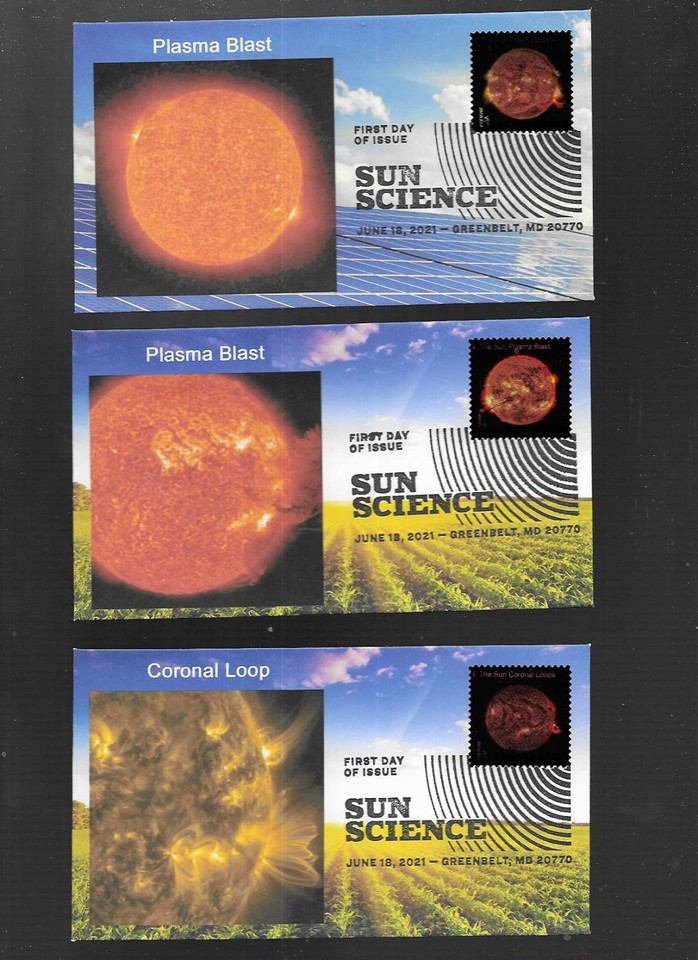 US FDC FIRST DAY COVERS SUN SCIENCE 2021 SET OF 10 | eBay