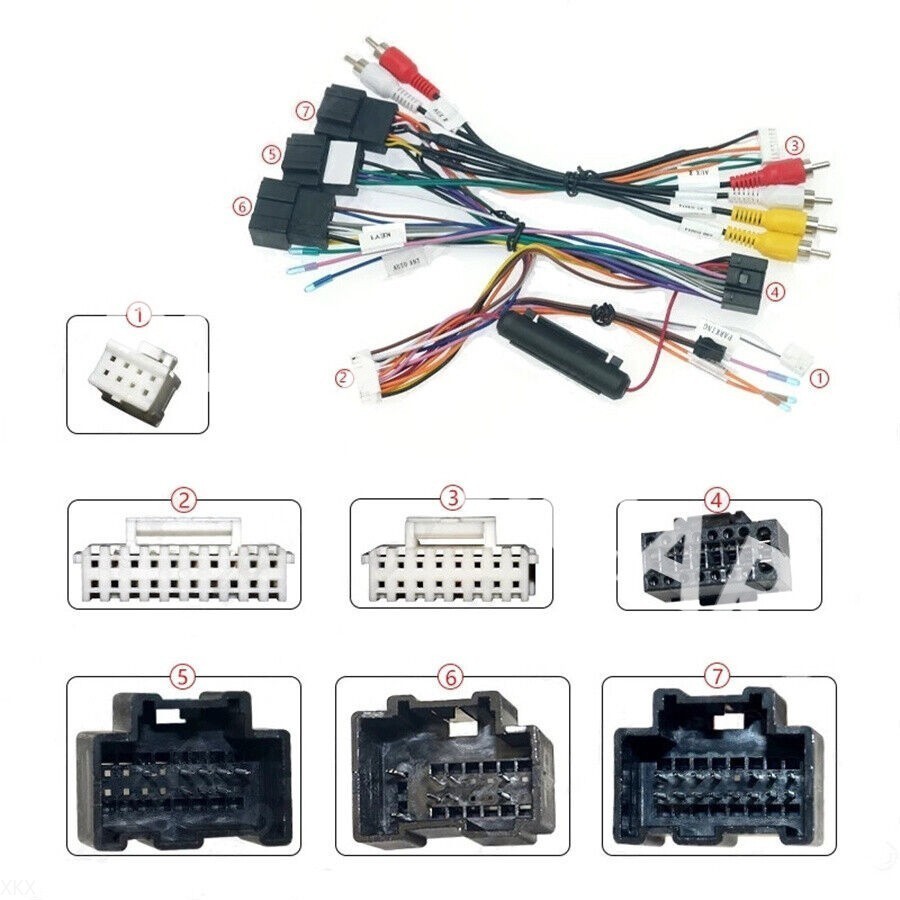 Android Car Audio Wiring Harness Adapter For Chevrolet Traverse ...