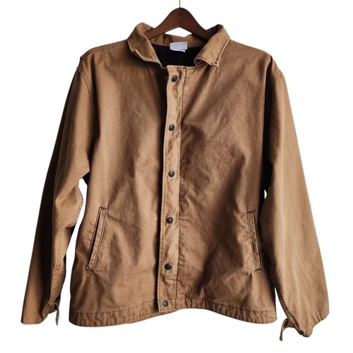 Vtg UNION SEWN USA Made Canvas Workwear Chore Jacket Laborers Local 561 ...